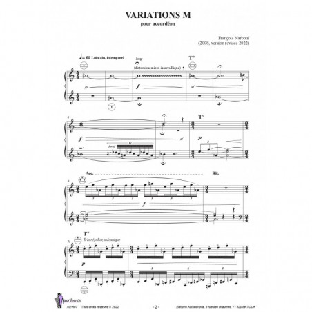 Variations M